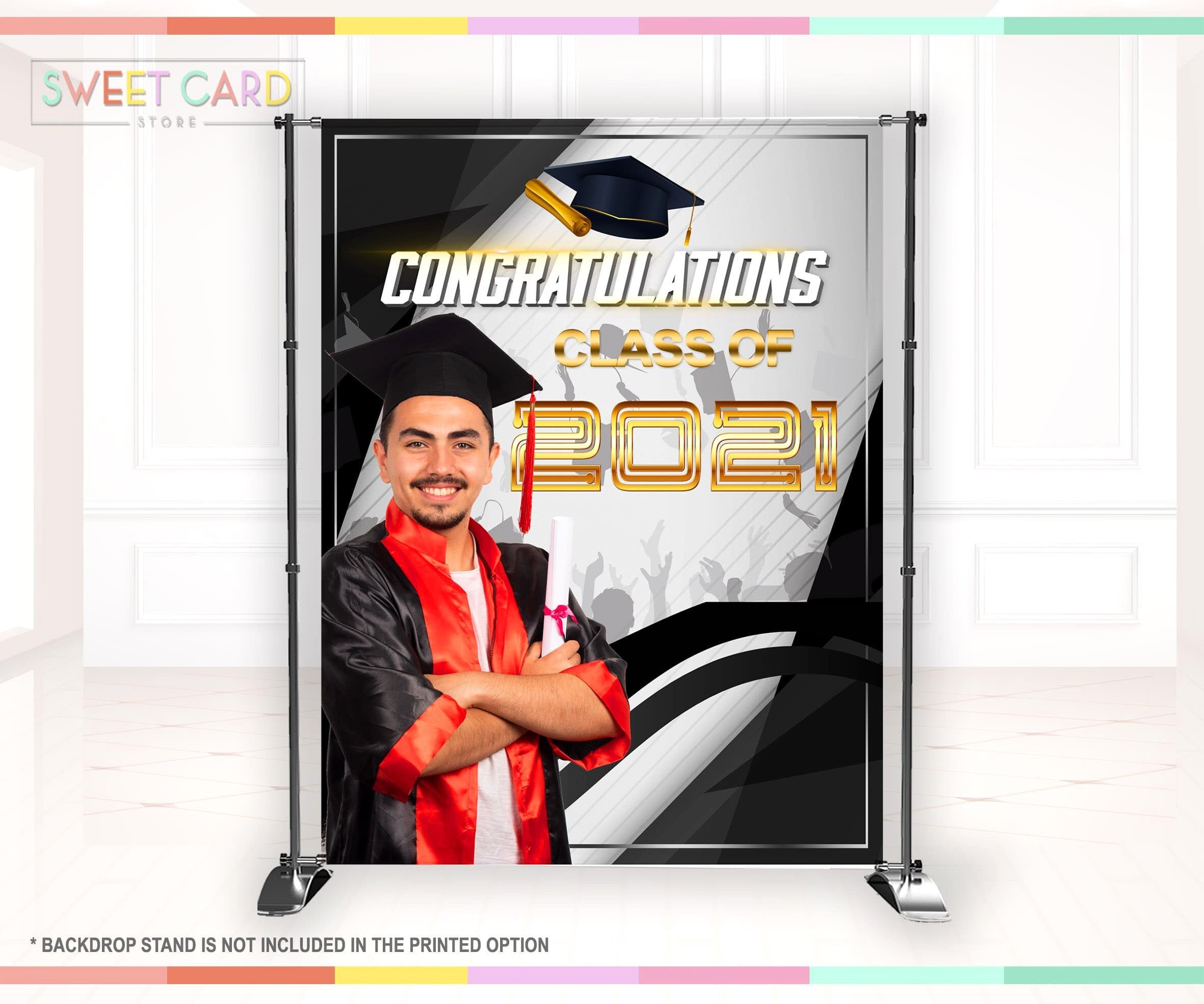 PROM GRAD BACKDROP, Prom Elegant Backdrop, Prom Background, Prom party ...