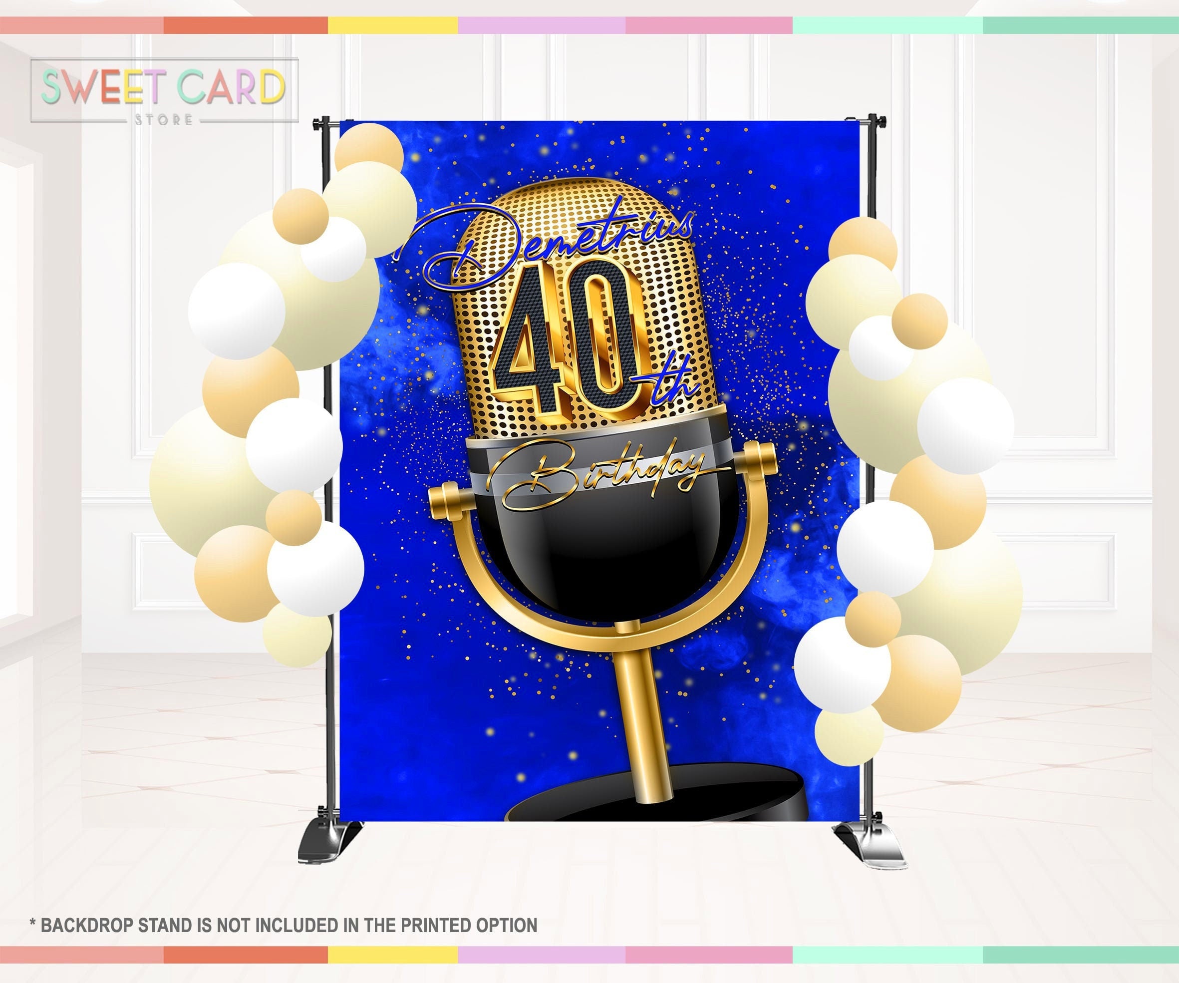 Musical Theme Backdrop, Music Theme birthday Backdrop, Music Notes Bac ...