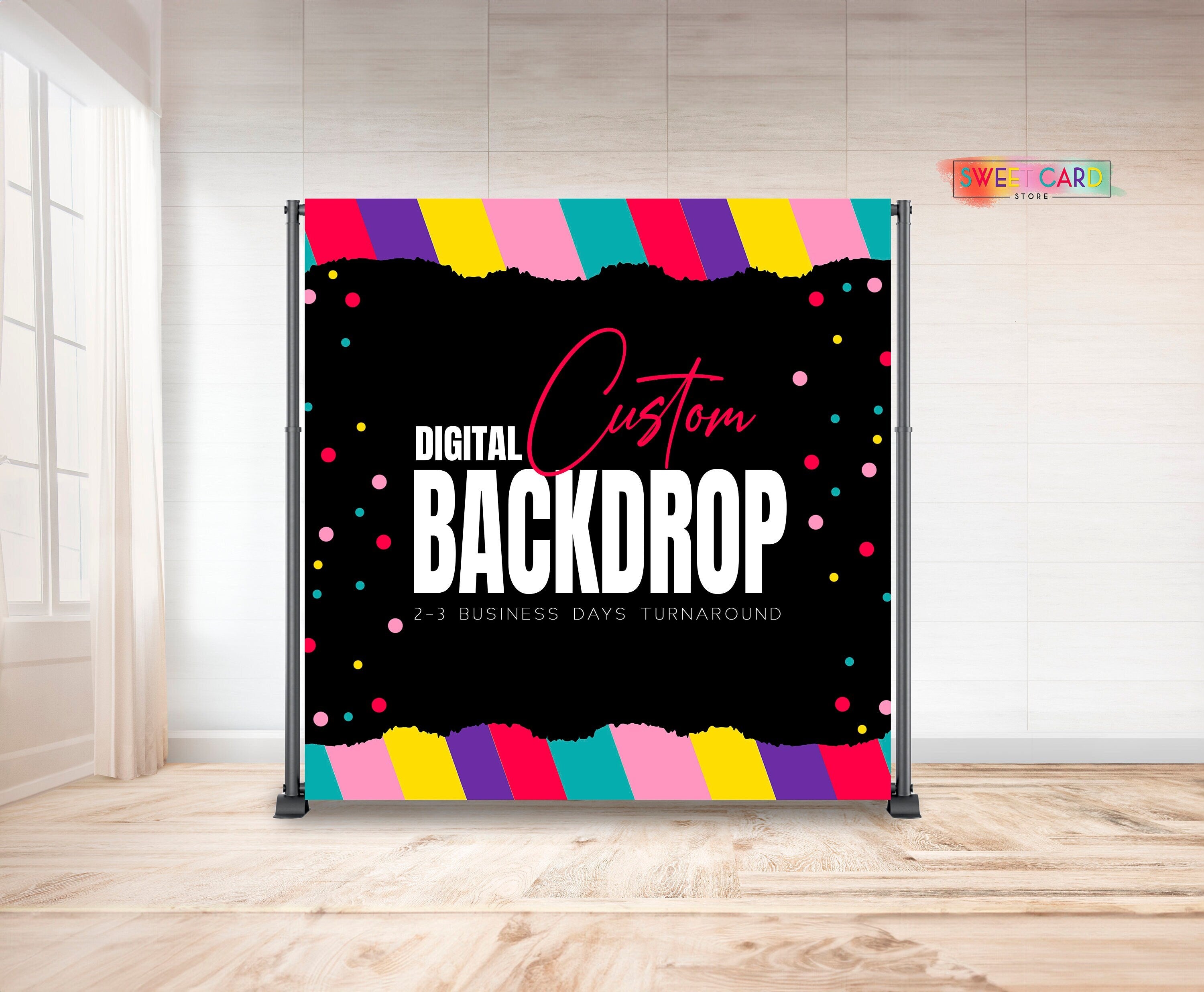 Custom backrop printable digital personalized, custom backdrop, digita ...